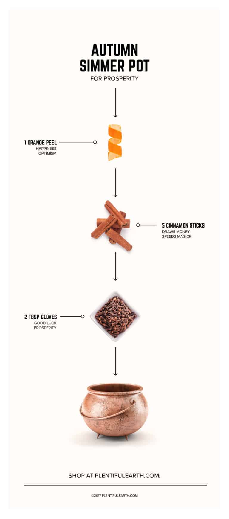 Autumn Simmer Pot Spell For Prosperity